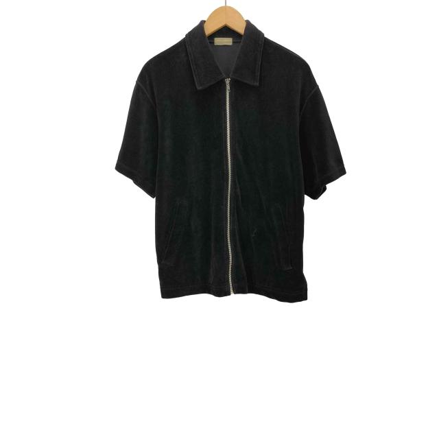 COMME des GARCONS HOMME(コムデギャルソンオム) AD1996 96SS 田中オム パイル ジップアップ S/S シャツ メンズ 表記無 【中古】【ブランド古着バズストア】