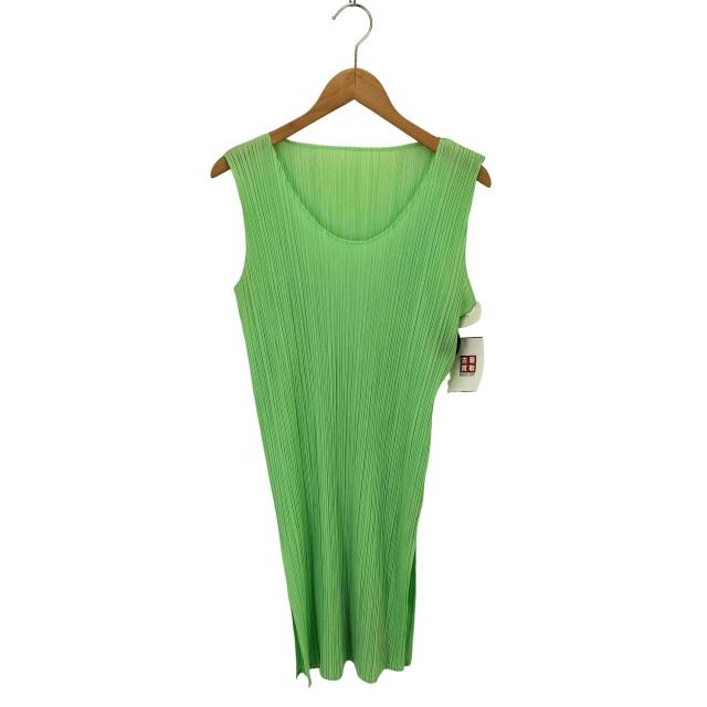 PLEATS PLEASE ISSEY MIYAKE(プリーツプリーズイッセイミヤケ) ノースリーブ プリーツトップス レディース 表記無 【中古】【ブランド古着バズストア】