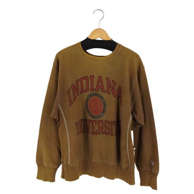 Champion(チャンピオン) REVERSE WEAVE カレッジロゴプリントスウェット メンズ import：L 【中古】【ブランド古着バズストア】