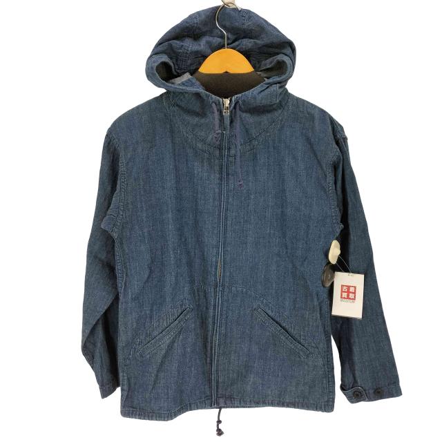 45rpm(フォーティファイブアールピーエム) シャンブレージップアップフーディージャケット レディース  2【中古】【ブランド古着バズストア】