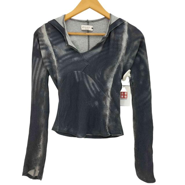 USED古着(ユーズドフルギ) {{Aesynctx}} MYSTERY CIRCLE HOODED TOP レディース import：S 【中古】【ブランド古着バズストア】