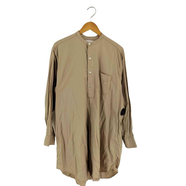 USED古着(ユーズドフルギ) {{APPLETREES}} TRAVELER SHIRT NO COLLAR メンズ import：L 【中古】【ブランド古着バズストア】