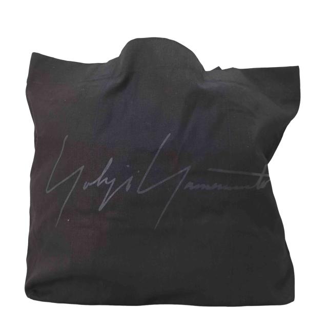 Yohji Yamamoto(ヨウジヤマモト) シグネチャーロゴキャンバストートバッグ メンズ ONE SIZE 【中古】【ブランド古着バズストア】