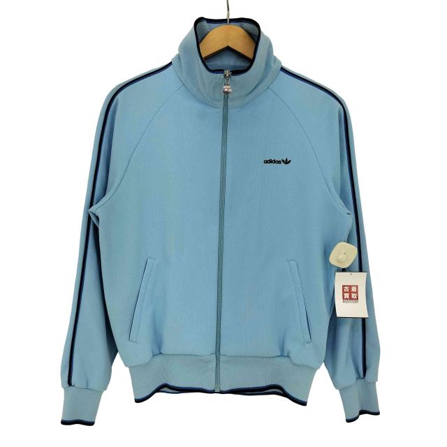 adidas(アディダス) 60s 西ドイツ製 デサント製 ロゴ刺繍 ライン トラックジャケット メンズ import：M 【中古】【ブランド古着バズストア】