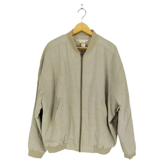 PERRY ELLIS(ペリーエリス) リネン混ブルゾンジャケット メンズ  L【中古】【ブランド古着バズストア】