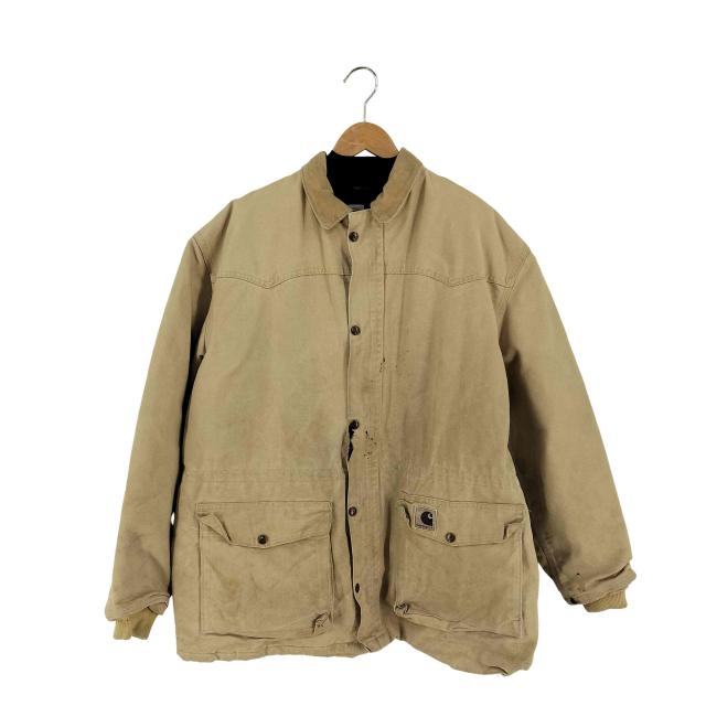 Carhartt(カーハート) MADE IN USA 99年製 カバーオールダックジャケット ペンキ飛び メンズ import：L 【中古】【ブランド古着バズストア】