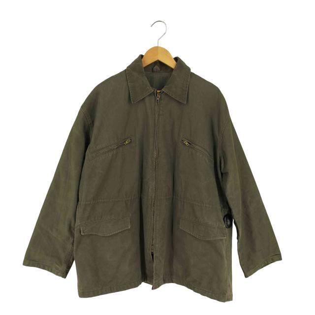 USED古着(ユーズドフルギ) 60-70S AILEEジッパー フレンチ ワークジャケット メンズ 表記無 【中古】【ブランド古着バズストア】