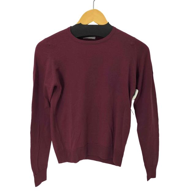 JOHN SMEDLEY(ジョンスメドレー)  イギリス製 クルーネックウールニット レディース import：M 【中古】【ブランド古着バズストア】