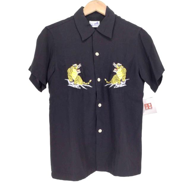 TAILOR TOYO テーラー東洋(テイラートウヨウ) SOUVENIR SHIRT スカ刺繍 レーヨンショートスリーブ レディース FREE 【中古】【ブランド古着バズストア】