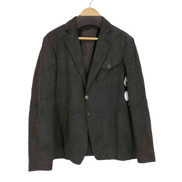 EMPORIO ARMANI(エンポリオアルマーニ) イタリア製 織柄 テーラードジャケット メンズ  46【中古】【ブランド古着バズストア】