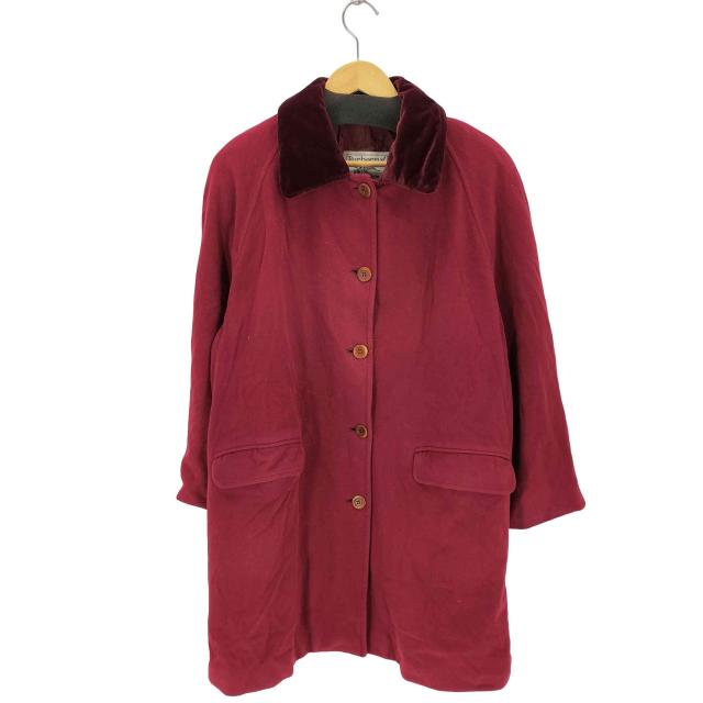 BURBERRYS(バーバリーズ) 襟ベロア ラグランステンカラーコート レディース 表記無 【中古】【ブランド古着バズストア】