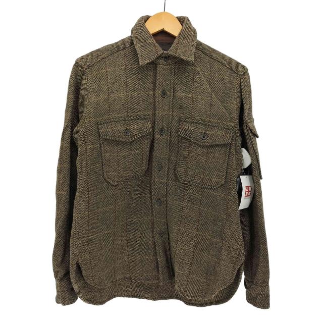 Engineered Garments(エンジニアードガーメンツ) 旧タグ チンスト ヘリンボーン CPO シャツ メンズ JPN：XS 【中古】【ブランド古着バズストア】