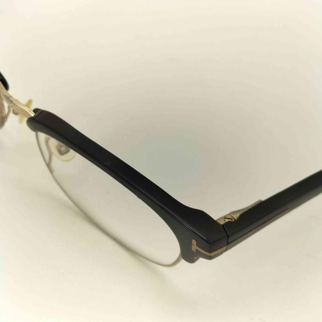 TOM FORD(トムフォード) イタリア製 TF5458 001 メタル サーモントブロー フレーム クラシック サングラス メガネ メンズ  51□18 145【中古】【ブランド古着バズストア】 TOM FORD(トムフォード) イタリア製 TF5458 001 メタル サーモント