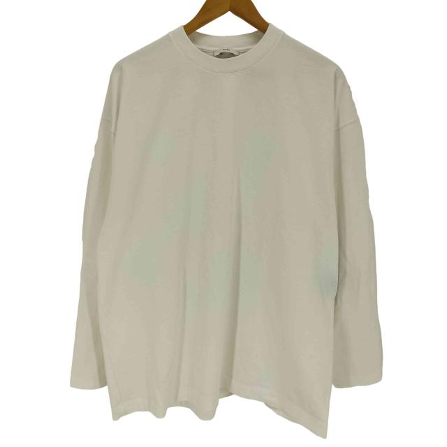 ATON(エイトン) 12/- Air Spinning Loose Fit Longsleeve T-shirt メンズ  06【中古】【ブランド古着バズストア】