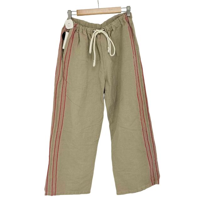 USED古着(ユーズドフルギ) マングルクロスリネンパンツ 30s アンティークリネン メンズ 表記無 【中古】【ブランド古着バズストア】