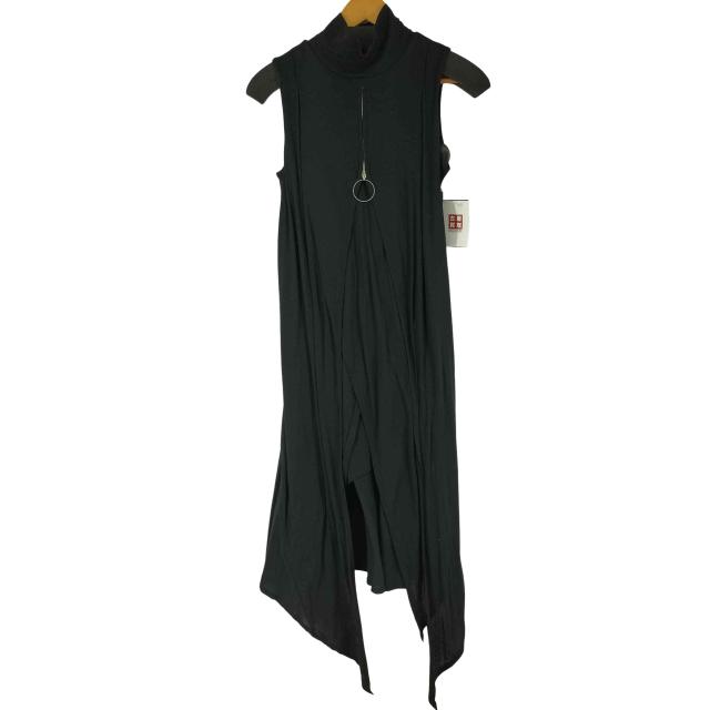 hatra(ハトラ) ノースリーブ ジップデザイン ワンピース レディース JPN：2 【中古】【ブランド古着バズストア】