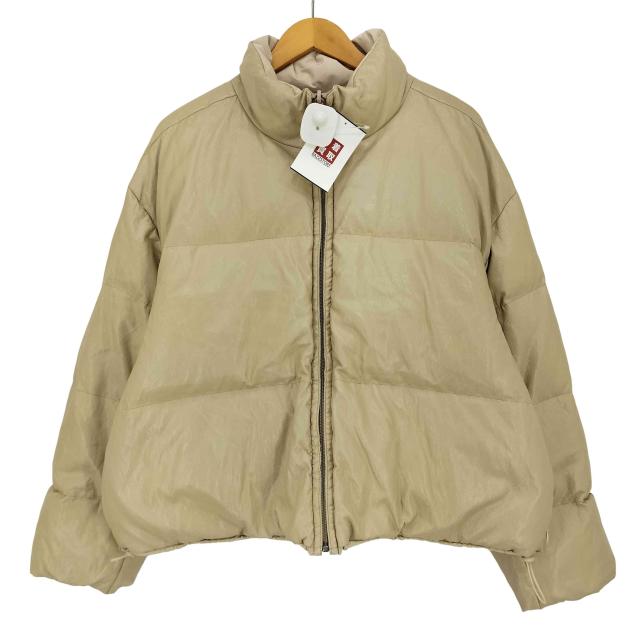amomento(アモーメント) FLOWER DOWN コーティング ダウンジャケット メンズ import：M 【中古】【ブランド古着バズストア】