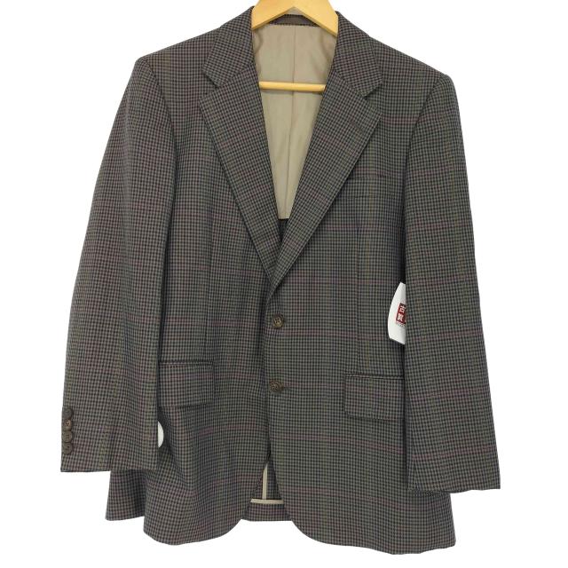 BURBERRYS(バーバリーズ) 2B テーラードジャケット グレンチェック メンズ  170 A5【中古】【ブランド古着バズストア】
