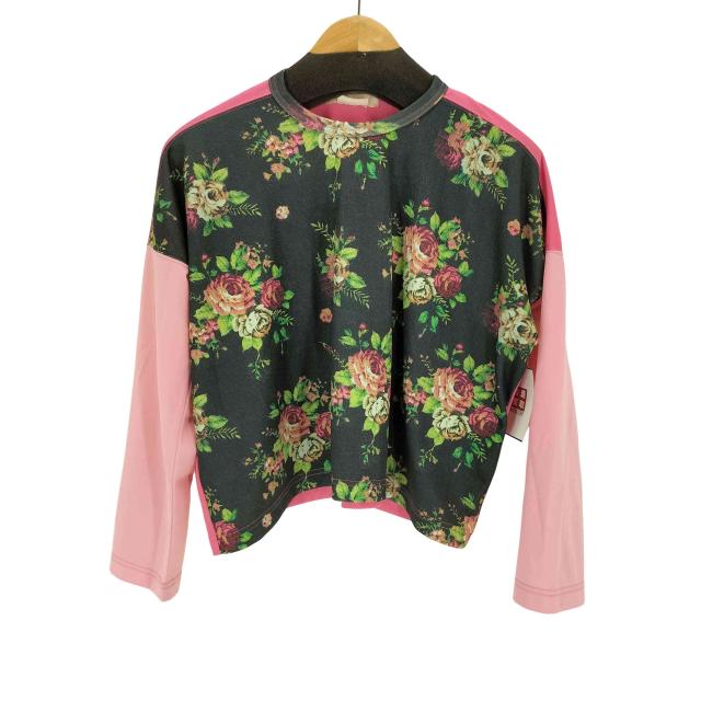 COMME des GARCONS(コムデギャルソン) 16AW ジャガード調プリント 花柄 切り替えトップス レディース JPN：S 【中古】【ブランド古着バズストア】