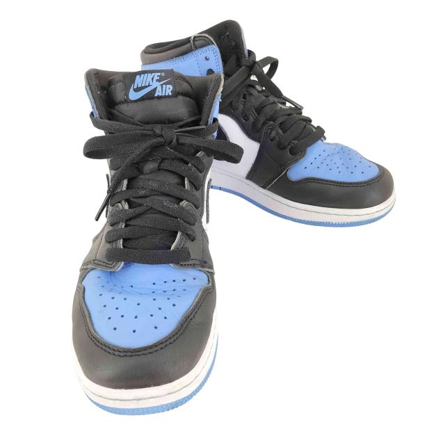 JORDAN BRAND(ジョーダンブランド) GS Air Jordan 1 Retro High OG University Blue/UNC Toe レディース JPN：24.5 【中古】【ブランド古着バズストア】