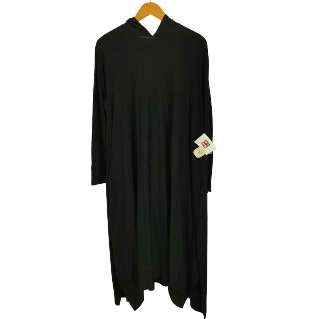 B yohji yamamoto(ビーヨウジヤマモト) バックプリント ロング丈 プルオーバーパーカー レディース 表記無 【中古】【ブランド古着バズストア】