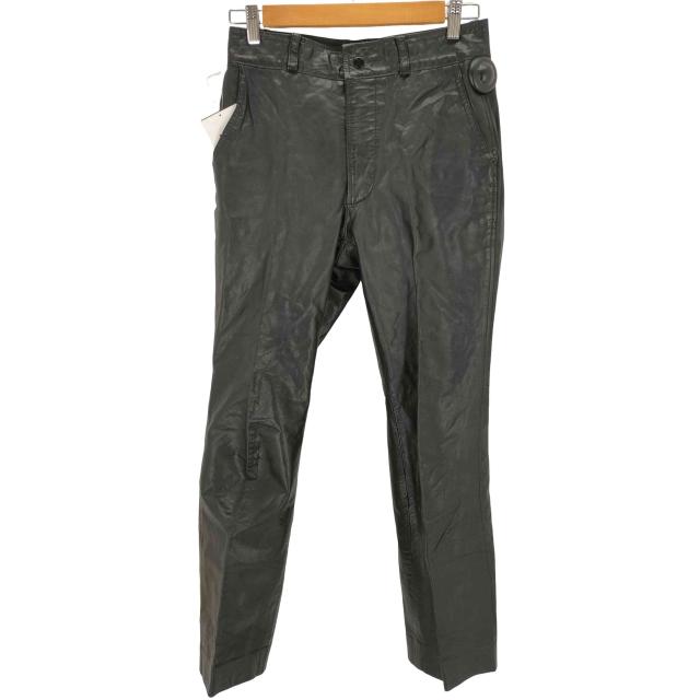 USED古着(ユーズドフルギ) YZIP カウレザーパンツ レディース  76【中古】【ブランド古着バズストア】