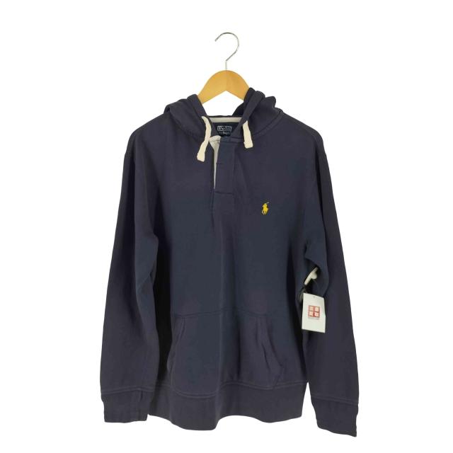 Polo by RALPH LAUREN(ポロバイラルフローレン) ヘンリーネック スウェット パーカー メンズ import：L 【中古】【ブランド古着バズストア】