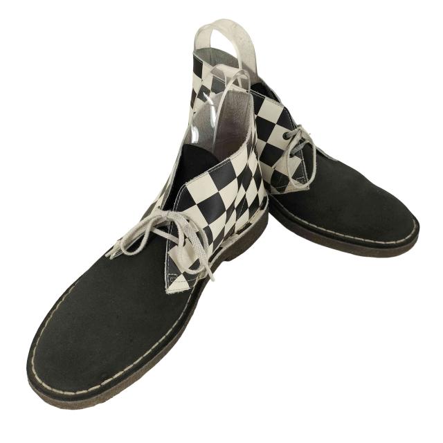 Clarks ORIGINALS(クラークスオリジナルズ) DESERT BOOT チェッカーフラッグ デザートブーツ メンズ  US:9【中古】【ブランド古着バズストア】
