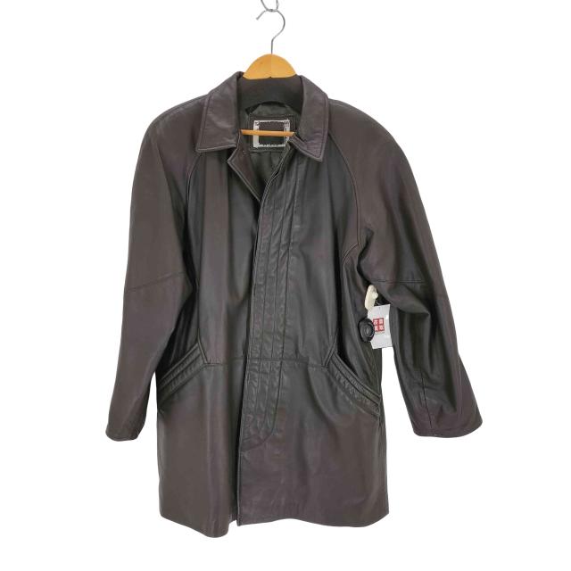 USED古着(ユーズドフルギ) レザーハーフコート メンズ  M【中古】【ブランド古着バズストア】