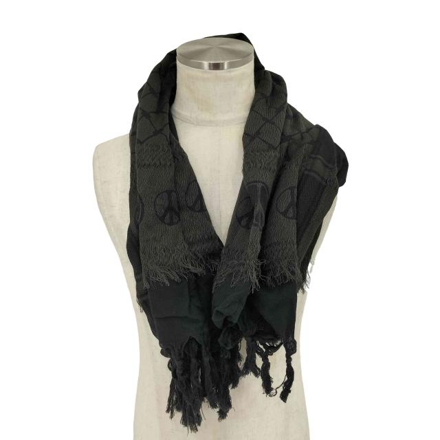 NEIGHBORHOOD(ネイバーフッド) 90-00s フリンジデザイン 総柄 大判マフラー メンズ 表記無 【中古】【ブランド古着バズストア】