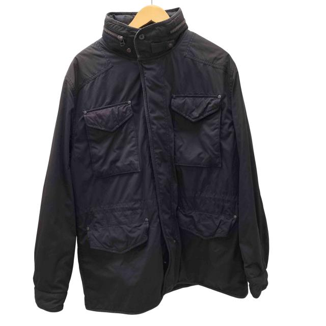 Polo by RALPH LAUREN(ポロバイラルフローレン) 90S M-65 型 パッカブルフード 裏地 キルティング パデッド フィールド ミリタリー ジャケット エルボーステッチ メンズ import：L【中古】【ブランド古着バズストア】
