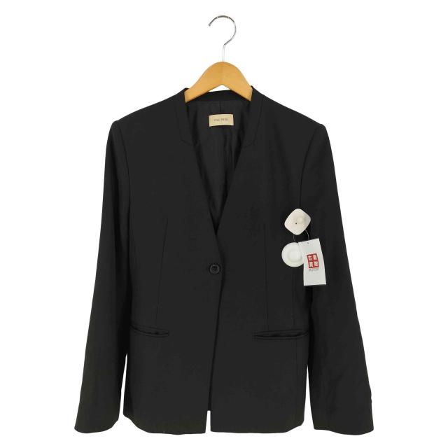 DES PRES(デプレ) ポリエステルウール バラシャ Vカラージャケット レディース  36【中古】【ブランド古着バズストア】