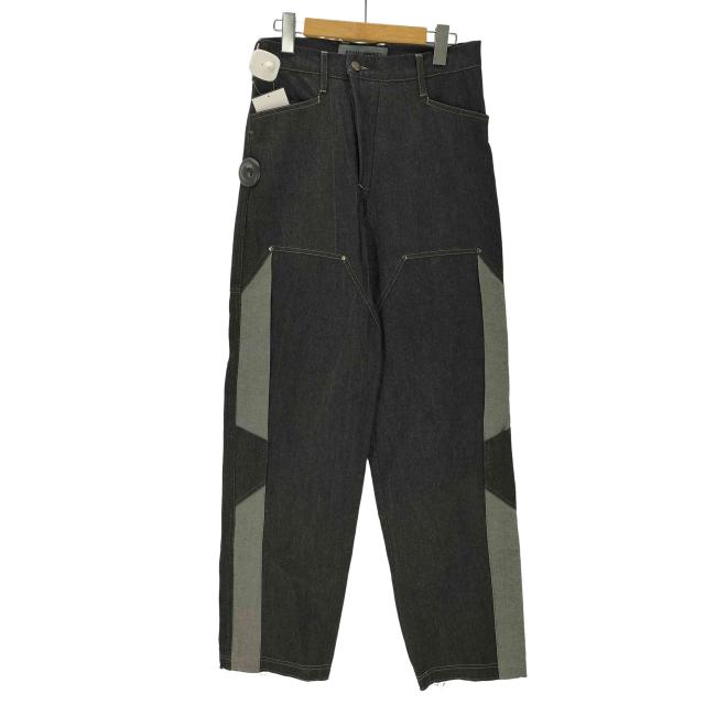 USED古着(ユーズドフルギ) BRYAN JIMENEZ PANELED DENIM SMOKE パネル デニム パンツ メンズ  26【中古】【ブランド古着バズストア】