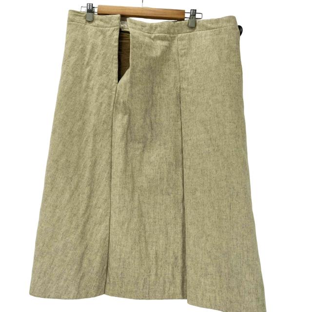 Ys(ワイズ) 裏地キルティング ウール ナイロン 混紡 オーバーサイズ スカート レディース JPN：3 【中古】【ブランド古着バズストア】