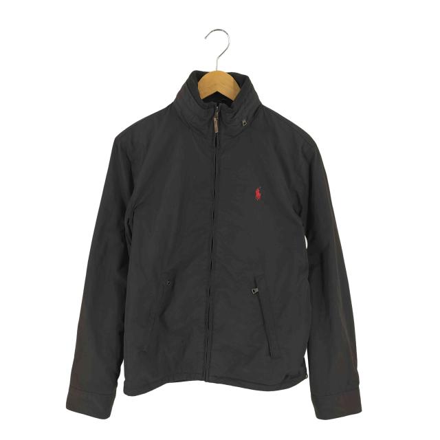 Polo by RALPH LAUREN(ポロバイラルフローレン) ポニー刺繍 裏地フリース ジップアップジャケット メンズ import：S 【中古】【ブランド古着バズストア】