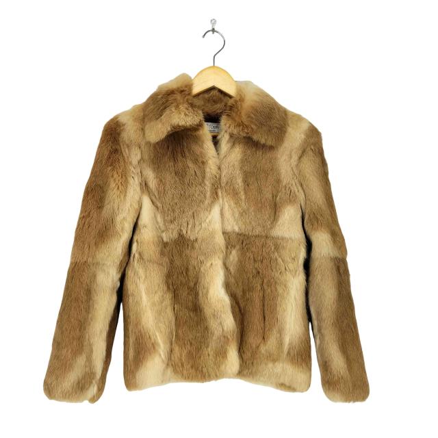 22 OCTOBRE(ヴァンドゥオクトーブル) ラビットファージャケット レディース  38【中古】【ブランド古着バズストア】