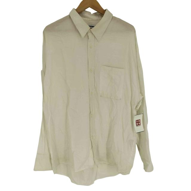 ATTACHMENT(アタッチメント) 24SS RY/NY LAWN OVERSIZED L/S SHIRT RY/NYローン オーバーサイズドL/Sシャツ メンズ JPN：3 【中古】【ブランド古着バズストア】