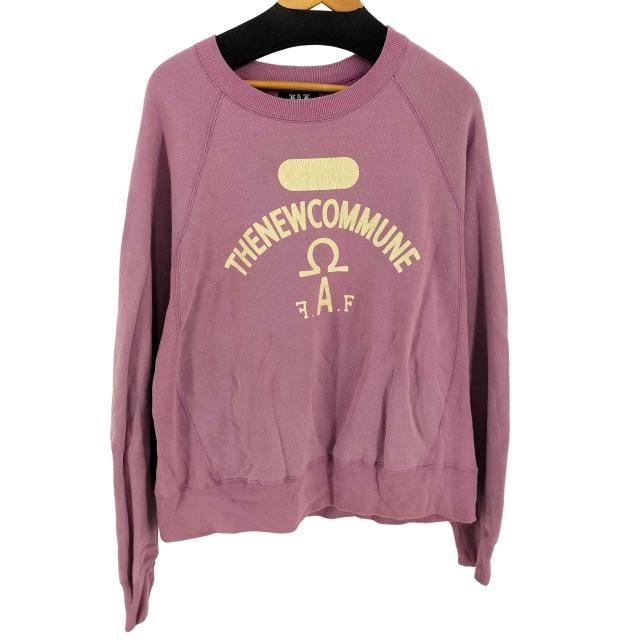 USED古着(ユーズドフルギ) Fake As Flowers College Crewneck Sweat Shirts メンズ JPN：1 【中古】【ブランド古着バズストア】