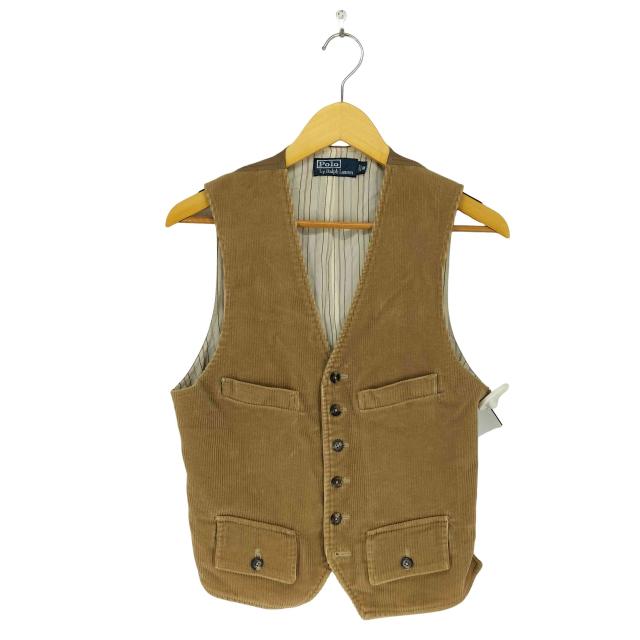 Polo by RALPH LAUREN(ポロバイラルフローレン) 太畝コーデュロイ ベスト メンズ import：M 【中古】【ブランド古着バズストア】