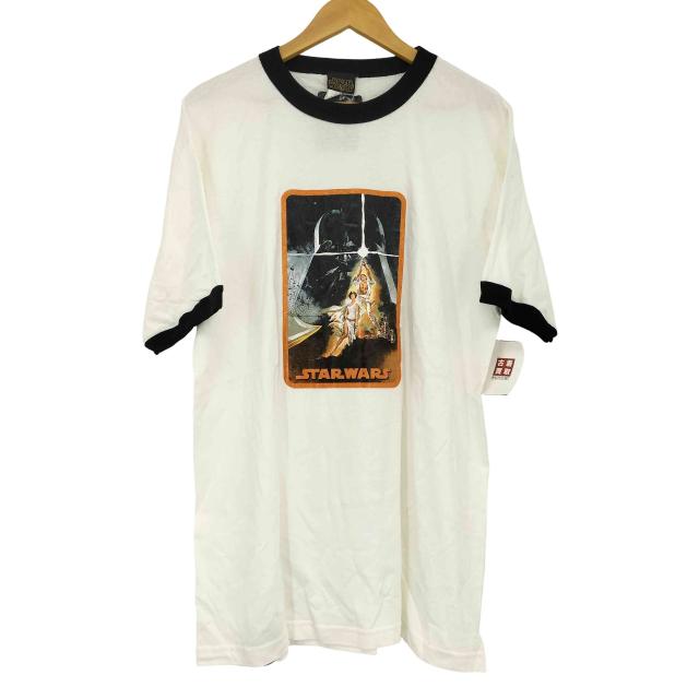 USED古着(ユーズドフルギ) 00S giantボディ ムービープリントリンガーTシャツ メンズ import：XL 【中古】【ブランド古着バズストア】