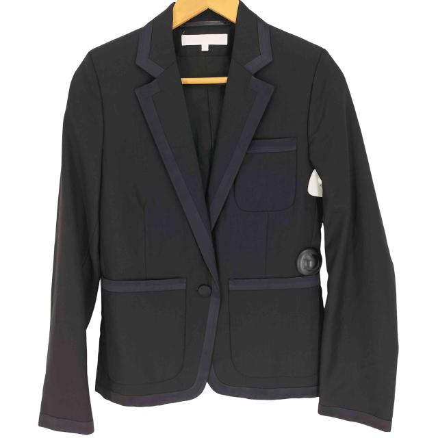 Veronique Branquinho(ヴェロニクブランキーノ) 90S ベルギー製 総裏 1B パイピング ウール ジャケット レディース EUR：38 【中古】【ブランド古着バズストア】