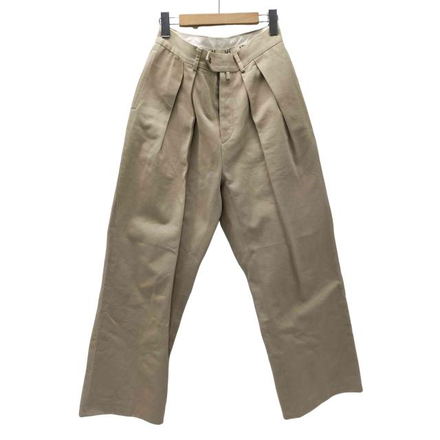 NEAT(ニート) THE KATSURAGI STANDARD カツラギ スタンダード 2タック コットン ツイル パンツ メンズ JPN：44 【中古】【ブランド古着バズストア】