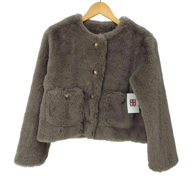 Mila Owen(ミラオーウェン) 金釦クロップドファージャケット レディース JPN：1 【中古】【ブランド古着バズストア】