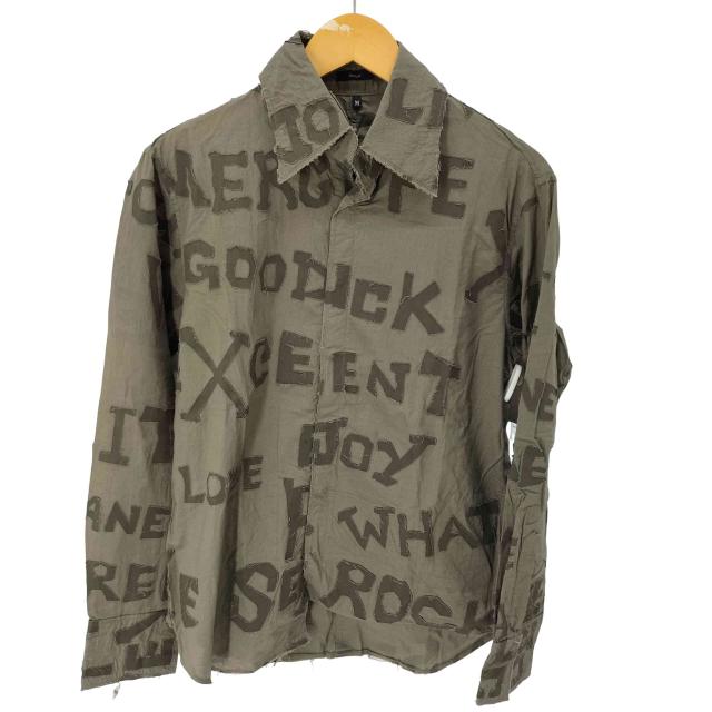 bajra(バジュラ) スペルデザイン L/Sシャツ メンズ JPN：M 【中古】【ブランド古着バズストア】