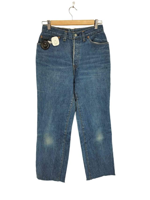 Levis(リーバイス) 80s ボタン裏525 カットオフ テーパードデニムパンツ メンズ  表記無【中古】【ブランド古着バズストア】