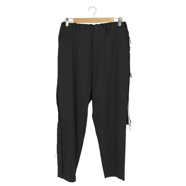 Ys(ワイズ) WOOL GABARDINE SIDE DETAIL PANTS ウールギャバジン サイドディテール パンツ メンズ JPN：2 【中古】【ブランド古着バズストア】