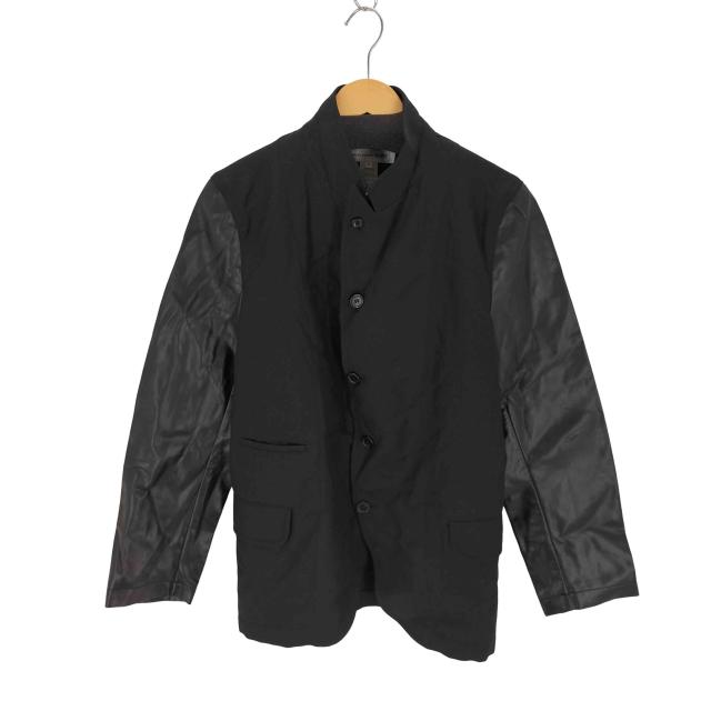 COMME des GARCONS SHIRT(コムデギャルソンシャツ) 袖フェイクレザー 切替テーラードジャケット メンズ  S【中古】【ブランド古着バズストア】