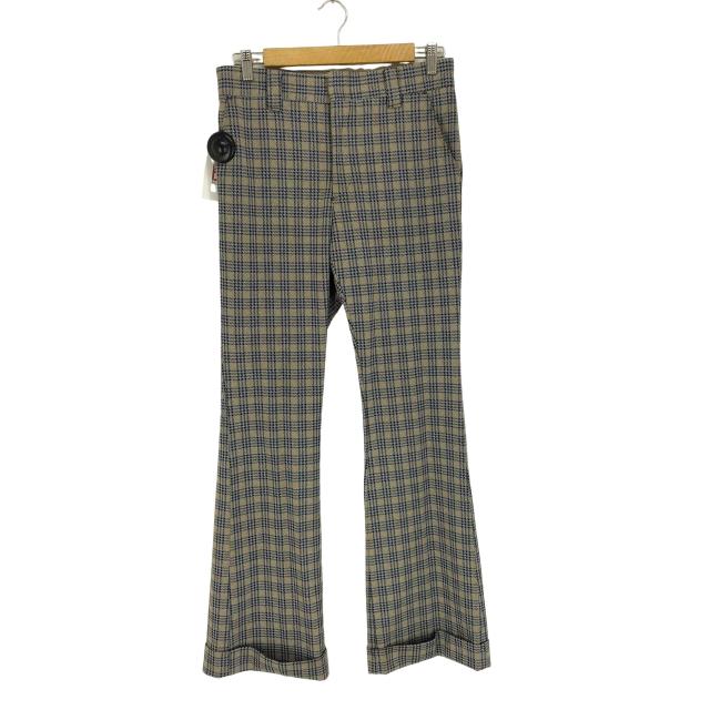 Levis(リーバイス) 70s- Panatela ロケットTALONジップ チェック柄フレアスラックス メンズ 表記無 【中古】【ブランド古着バズストア】