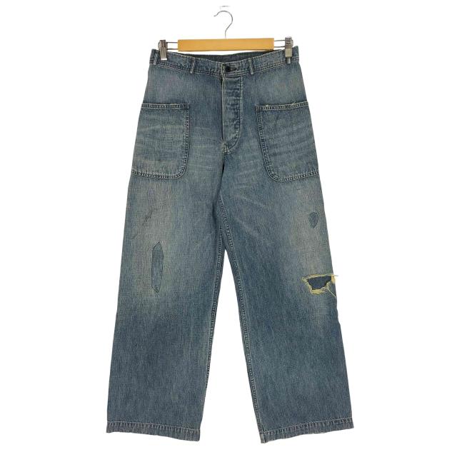 BOWWOW(バウワウ) USN M44 DUNGAREE TROUSERS  SIDE SEAMLESS メンズ JPN：M 【中古】【ブランド古着バズストア】