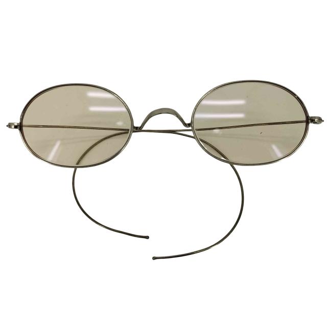 USED古着(ユーズドフルギ) {{American Optical}} 1910s-1920s SILVER L SADDLE BRIDGE CLASSIC OVAL ROUND メンズ 表記無 【中古】【ブランド古着バズストア】